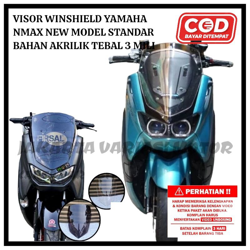 Visor winshield yamaha nmax new Standard model 3 Milli Thick Acrylic ...