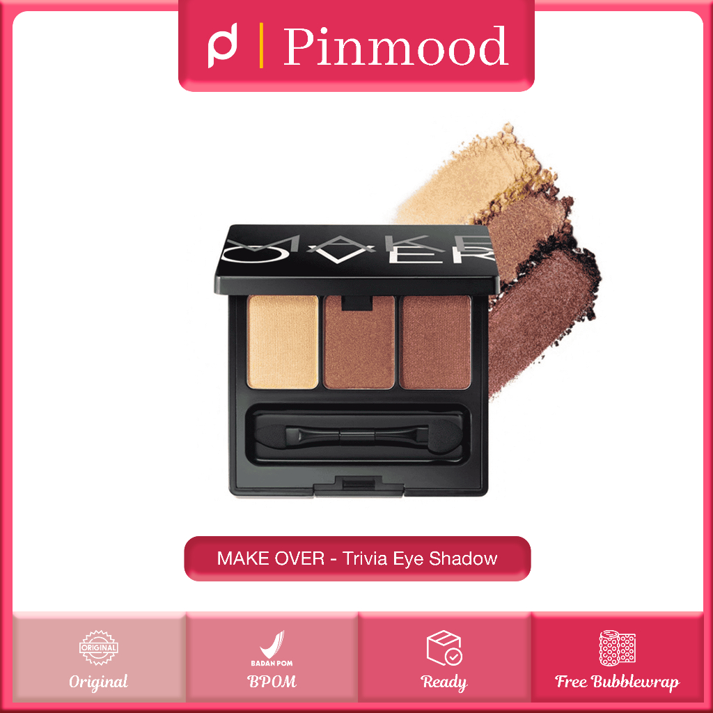 Make OVER - TRIVIA EYE SHADOW (6G) - 3-color Intense Eyeshadow Palette ...