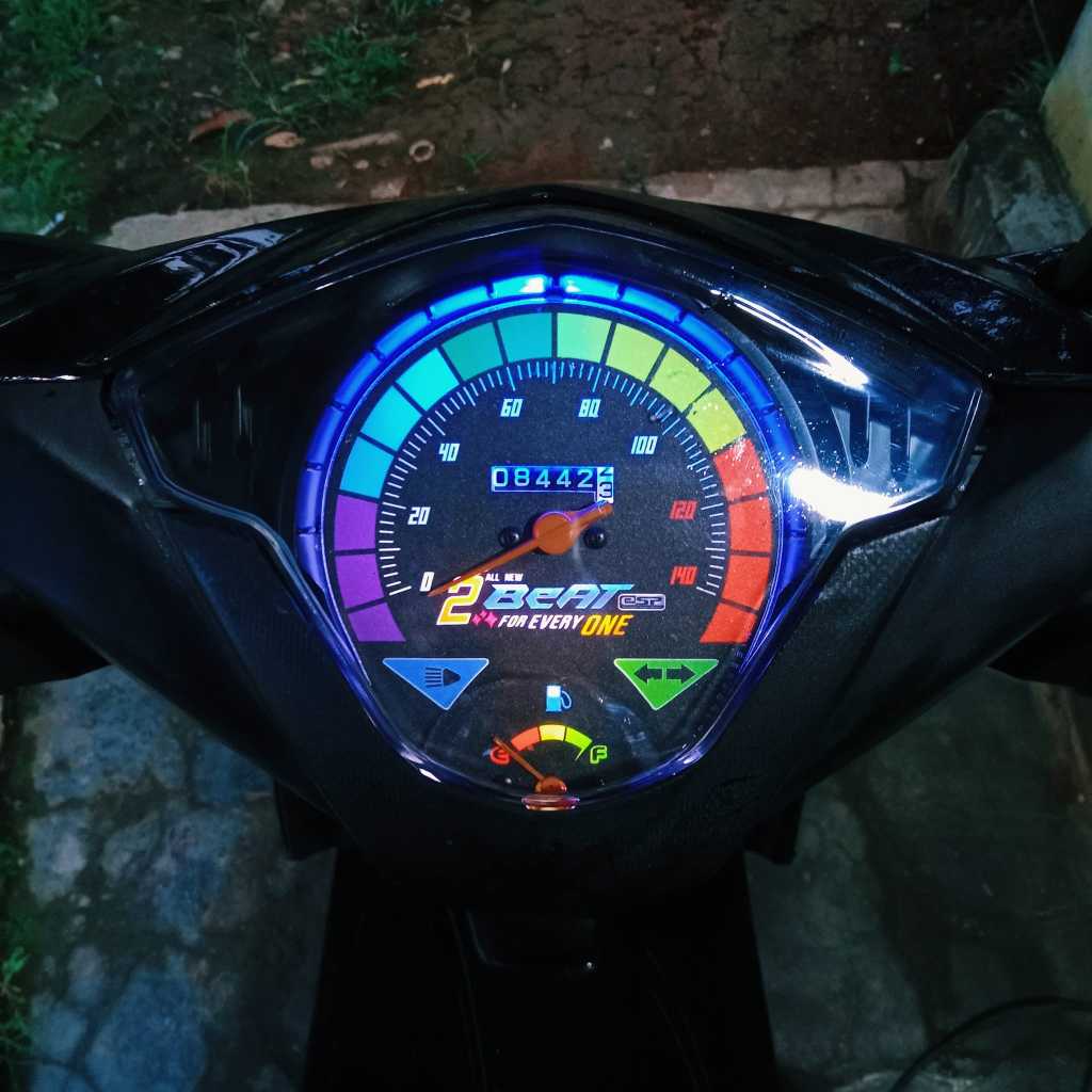 Board panel/board speedometer/board speedometer Beat Carburetor rainbow ...