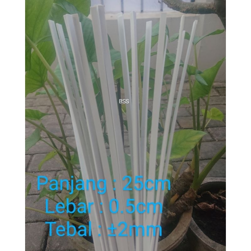 Pvc Paralon Sheet Size 0.5cm x 25cm Miniature Material, Thickness: ±1 ...