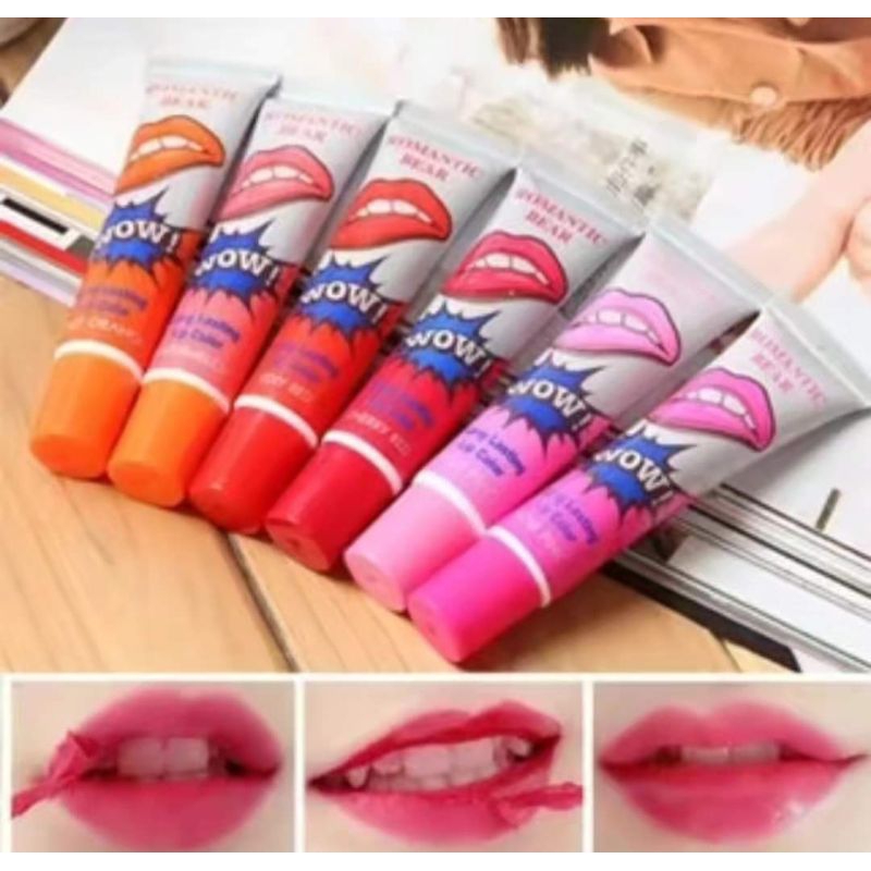 Mmd Romantic Bear Wow Peel Off Lipstick Longlasting | Shopee Philippines