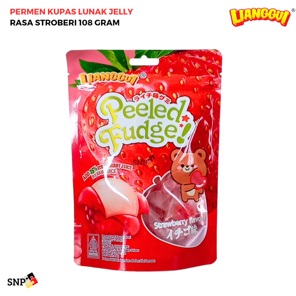 LagiGUI PEELED CANDY PEEL FUDGE SOFT JELLY VARIOUS FRUIT FLAVORS 108 ...