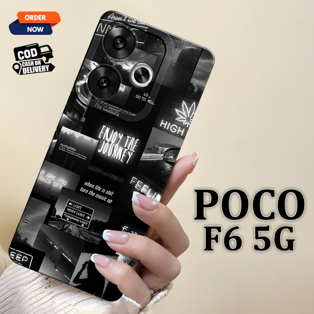 2024 Latest Poco F6 Softcase Poco F6 Elegant Case random wallpaper ...