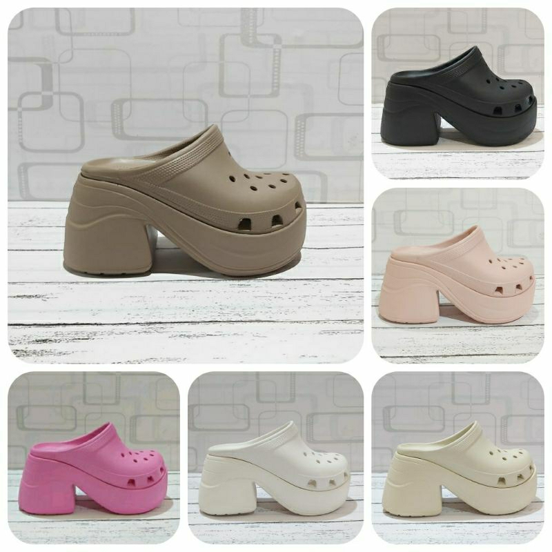 Crocs SIREN CLOG WEDGES 10cm | Shopee Philippines