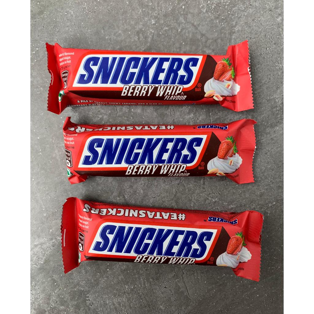 Snickers BAR Special 40GR BERRY WHIP - Chocolate CARAMEL | Shopee ...