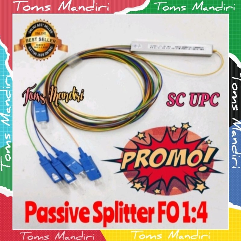 Hot Fiber Optic FO Passive Splitter PLC Splitter 14 SC UPC | Shopee ...