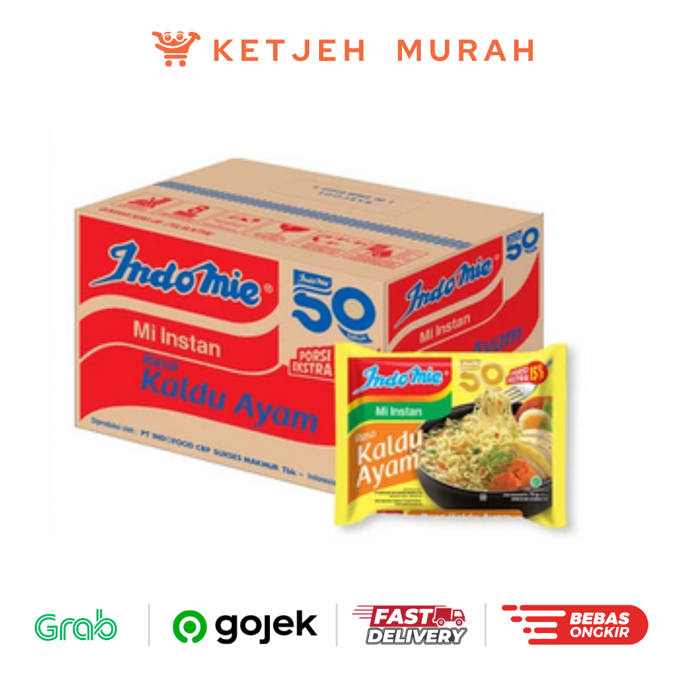 Indomie Chicken Broth Flavor Instant Noodles 1 Box contains 40 Pcs ...