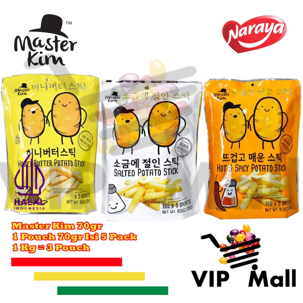 Master Kim Potato Stick 70Gr Contains 5 Packs. | Shopee Philippines
