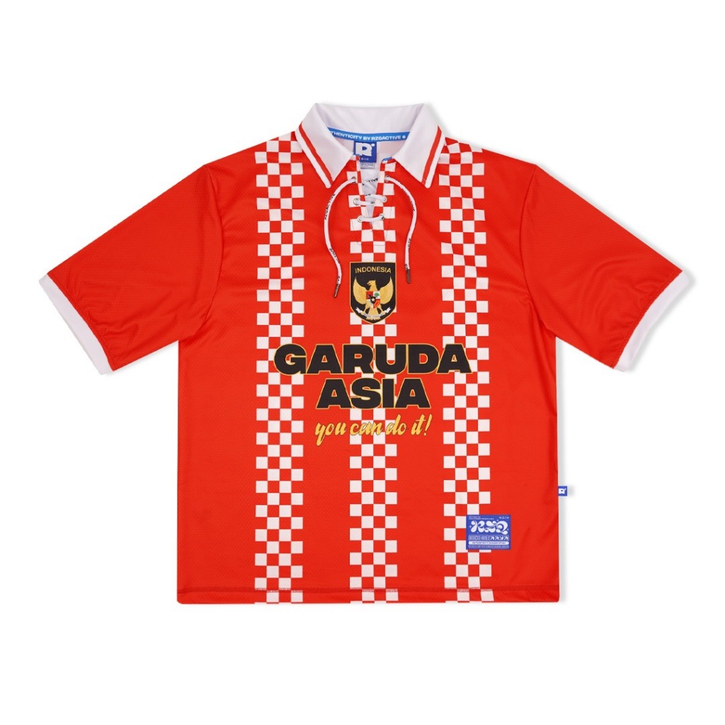 MERAH Rzq Active / Garuda Asia / Indonesian Jersey / Oversize / Red ...