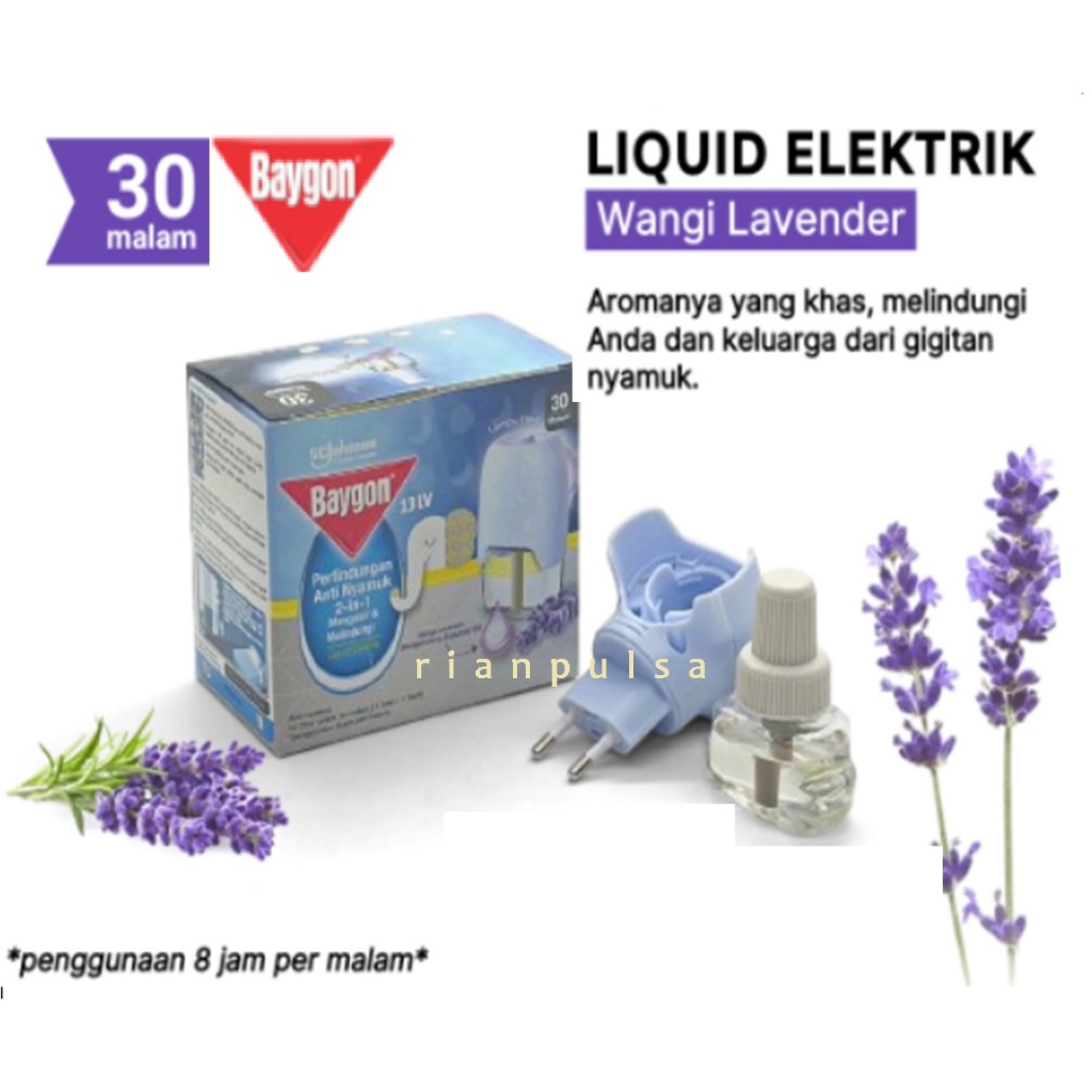 Baygon Electric Liquid Anti-Mosquito Tool Liquid Electric Set Smokeless ...