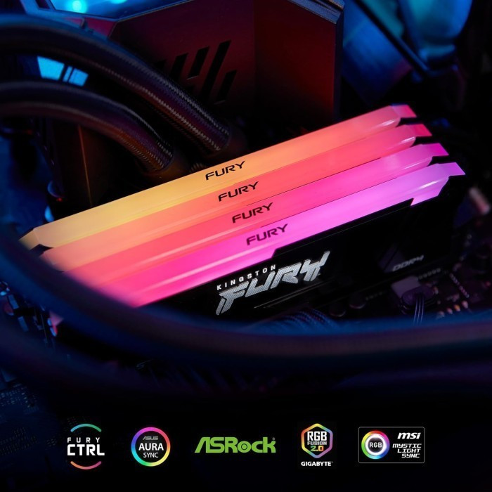 Kingston FURY BEAST RGB DDR4 PC25600 3200MHz 8GB (1x8GB) KF432C16BB2A/8 | Shopee Philippines
