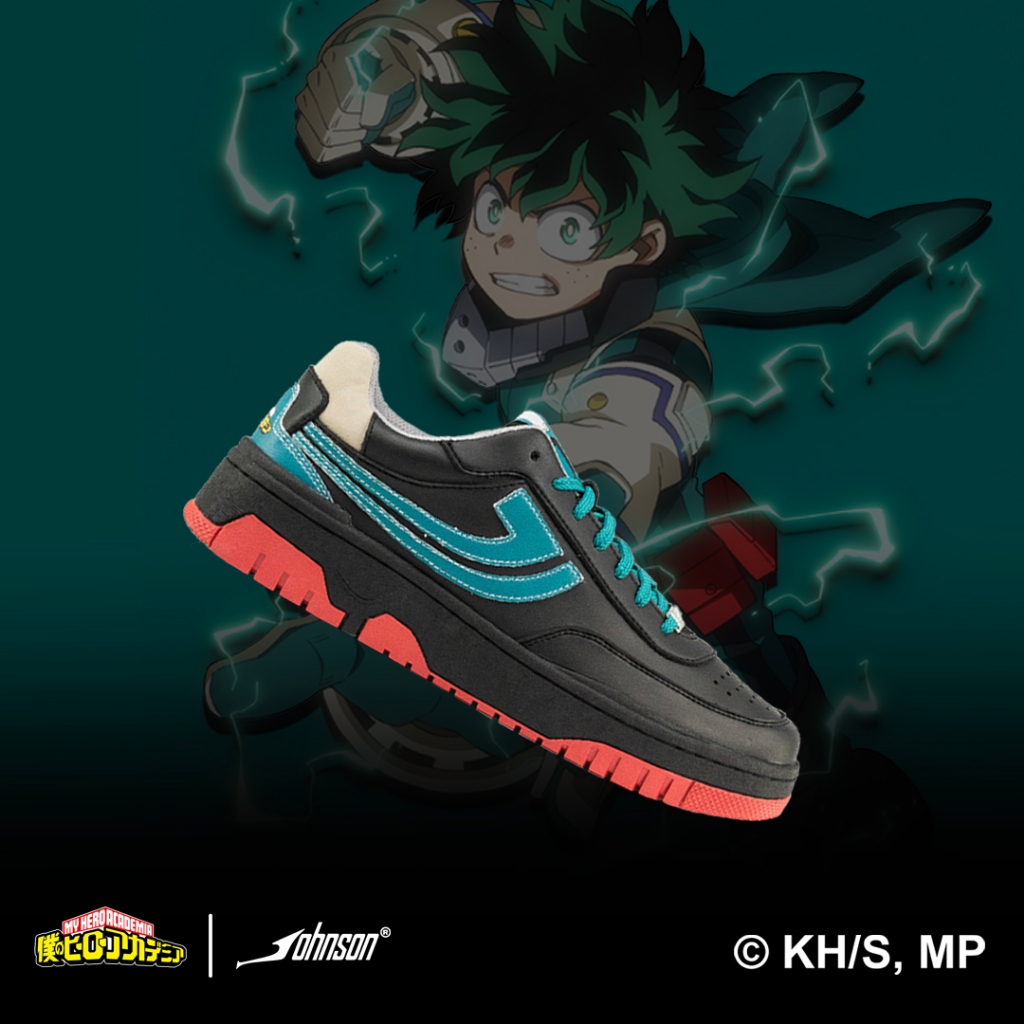 Johnson X MY HERO ACADEMIA SNEAKERS Shoes - MIDORIYA (DEKU) | Shopee ...