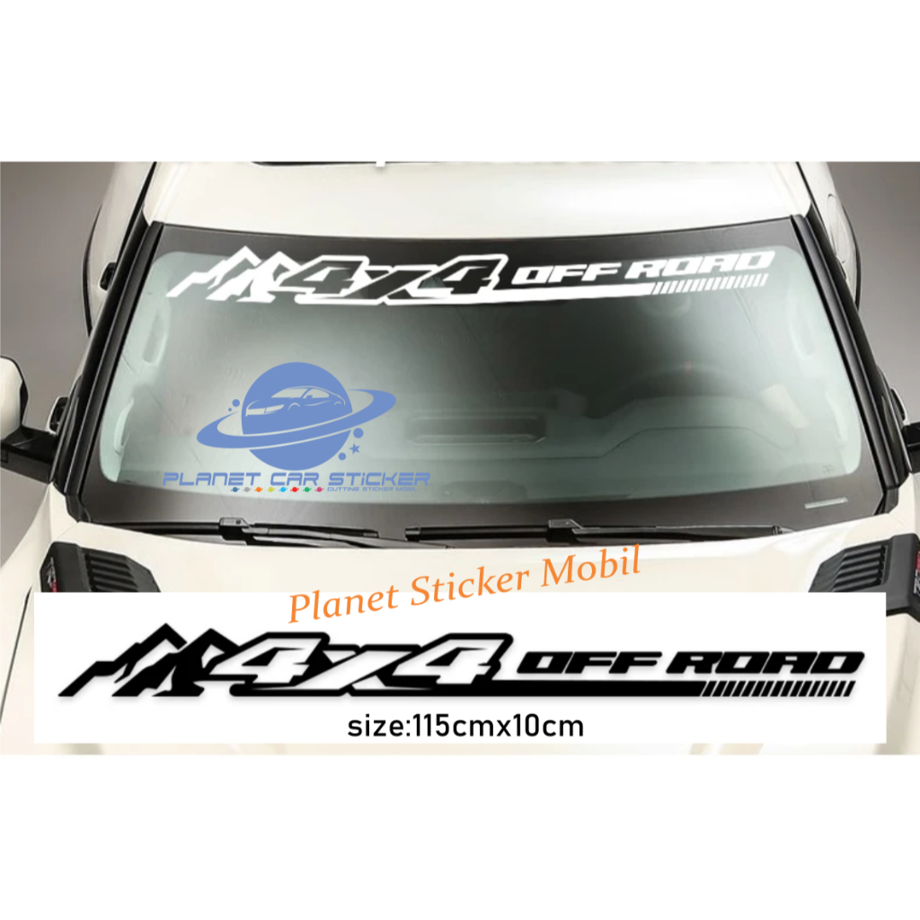 Sticker 4x4 Car Windshield sticker 4x4 off road Car Glass sticker hilux ...