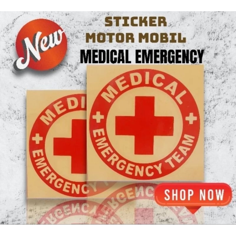 Medical Emergency Team Logo Sticker Size 35cm x 35cm | Shopee Philippines