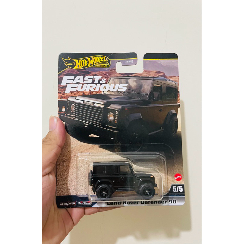 HITAM Hot Wheels Fast & Furious Land Rover Defender 90 Black | Shopee ...