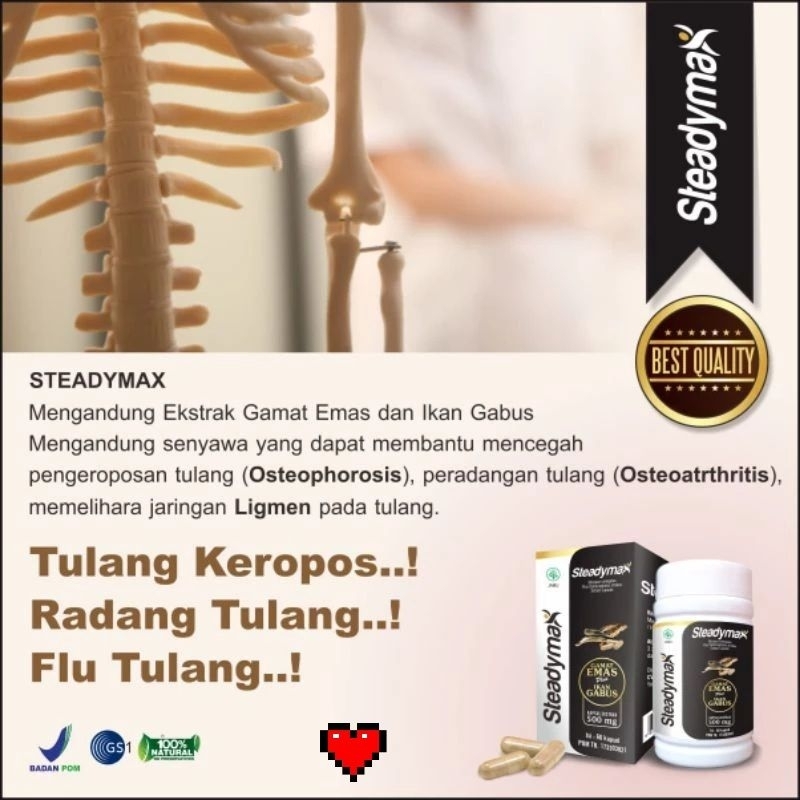 Steadymax Curse Capsules Plus Gold Gamat-Post-Surgery Wound Dryer ...