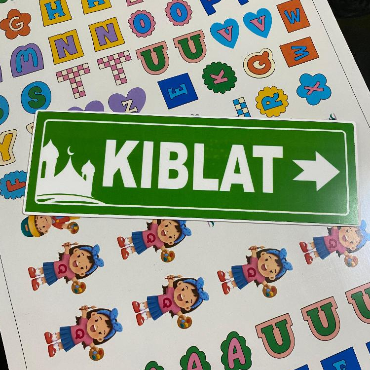 Acrylic Qibla Writing Right Arrow And Left Arrow Qibla UK 25X8CM ...