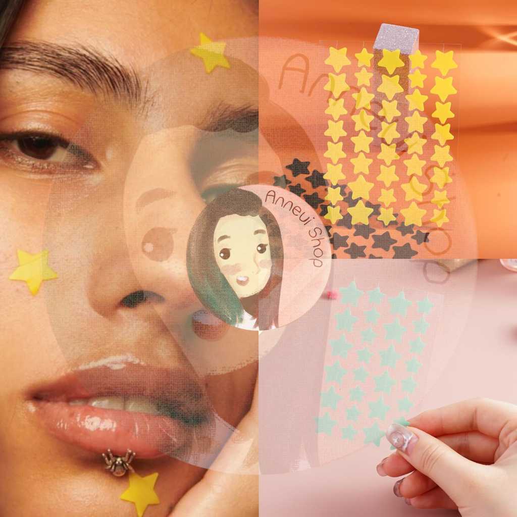 Acne Patch Stars Cute Acne Sticker Hydrocolloids Pimple Patch Repair ...