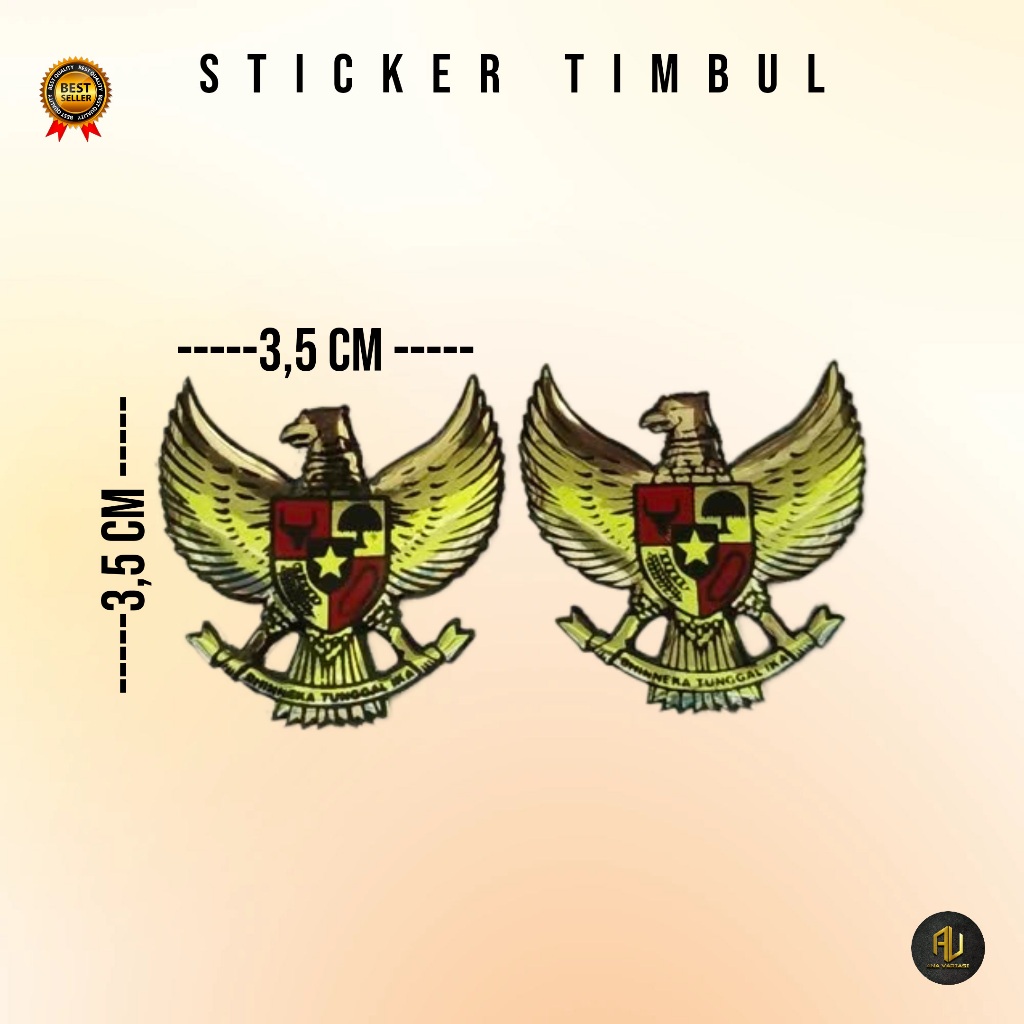 Garuda BIRDS embossed STICKER MOTORCYCLE STICKER CAR STICKER embossed ...