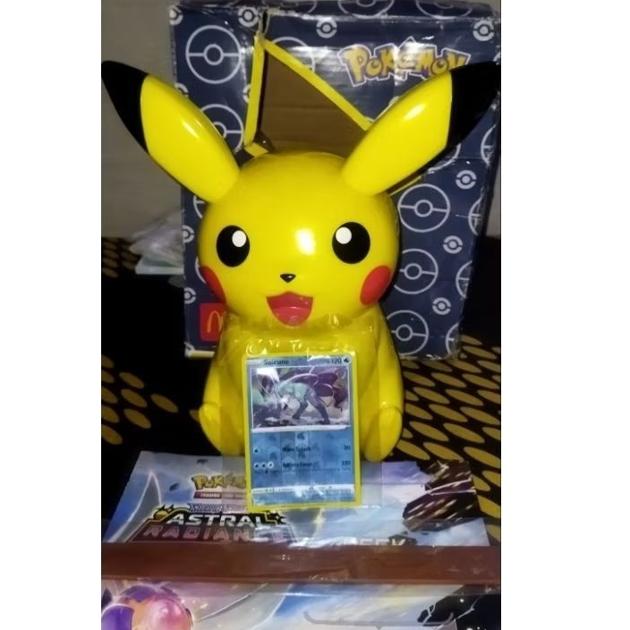 Popcorn Bucket Pikachu Complete with Card | Shopee Philippines
