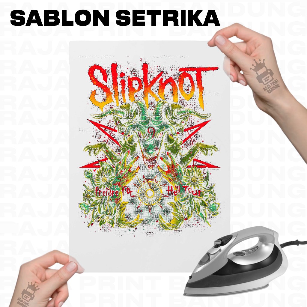 Sablon Iron Unit A4 DTF Sticker Kaos Ready To Press Ready To Iron ...