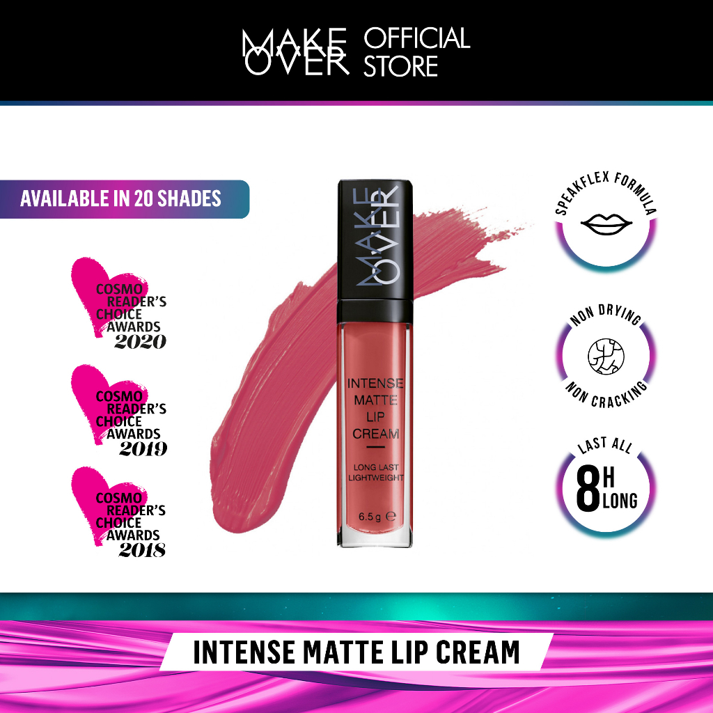 Makeover Intense Matte Lipcream (With The Latest Colors) | Shopee ...