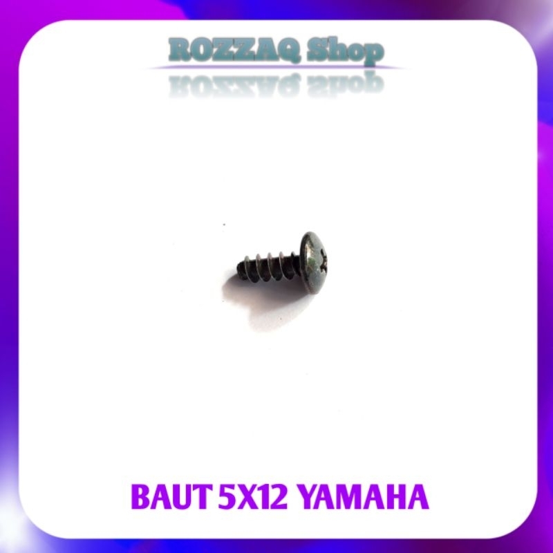 50pcs YAMAHA Bolts 5x12 YAMAHA BODY Bolts YAMAHA MIO Bolts JUPITER VEGA ...