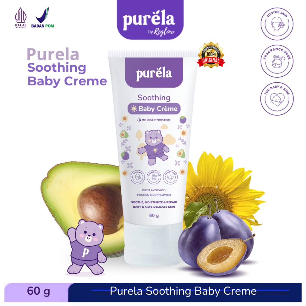 Purela by Reglow Soothing Baby Creme To Remove Rashes And Heat ...