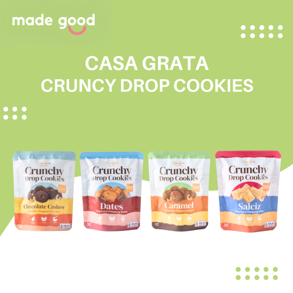 Casa Grata - Crunchy Drop Cookies 20g | Shopee Philippines