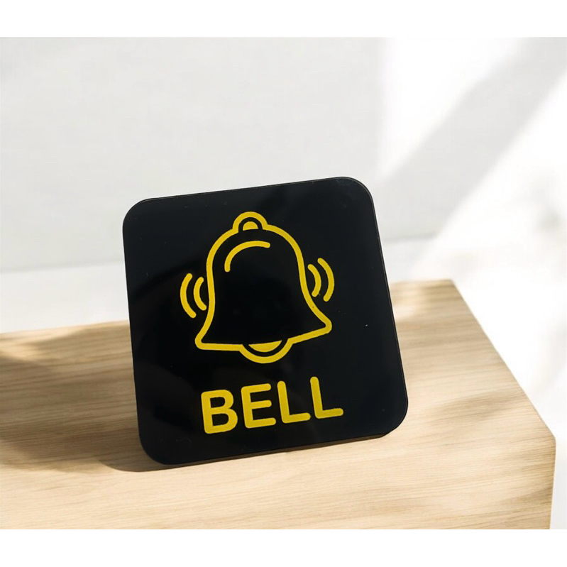 Bell Writing Acrylic Sign Board/Acrylic Sign Plate | Shopee Philippines