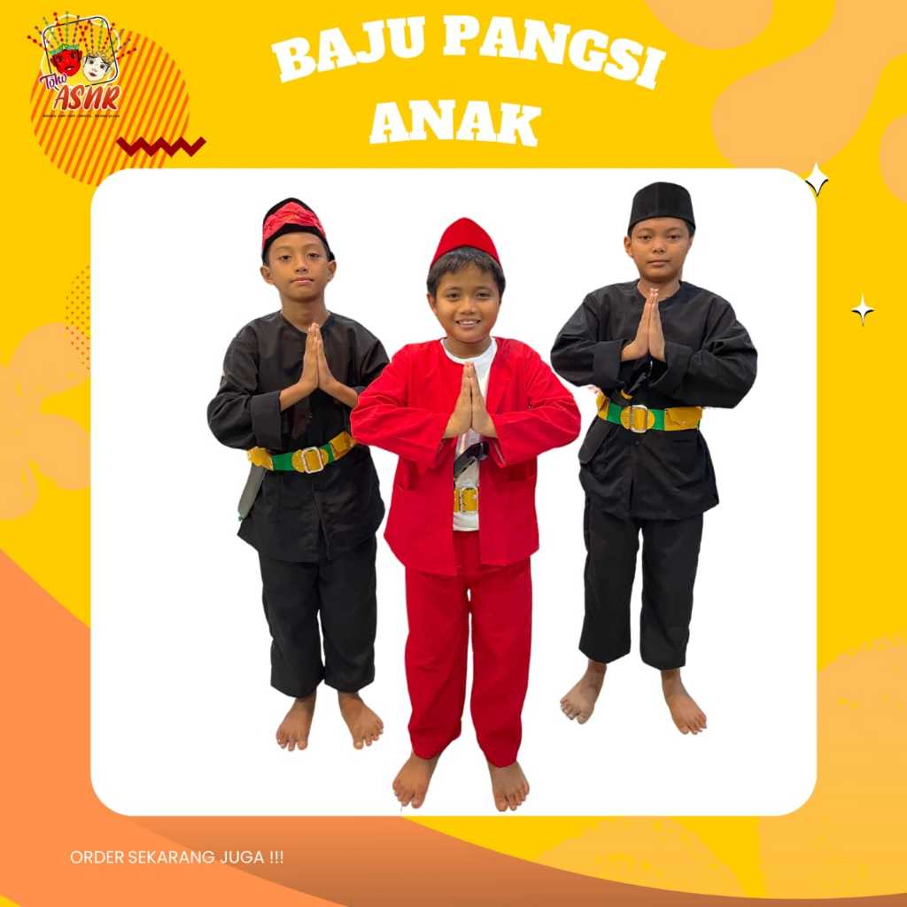 Pangsi CLOTHES COMPLETE PACKAGE (1 SET OF CLOTHES, PECI, BUCKLES ...