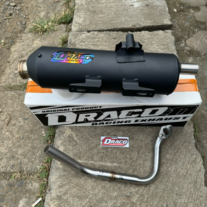 Draco std racing exhaust Vario beat aerox nmax scoopy mio pcx fino soul ...