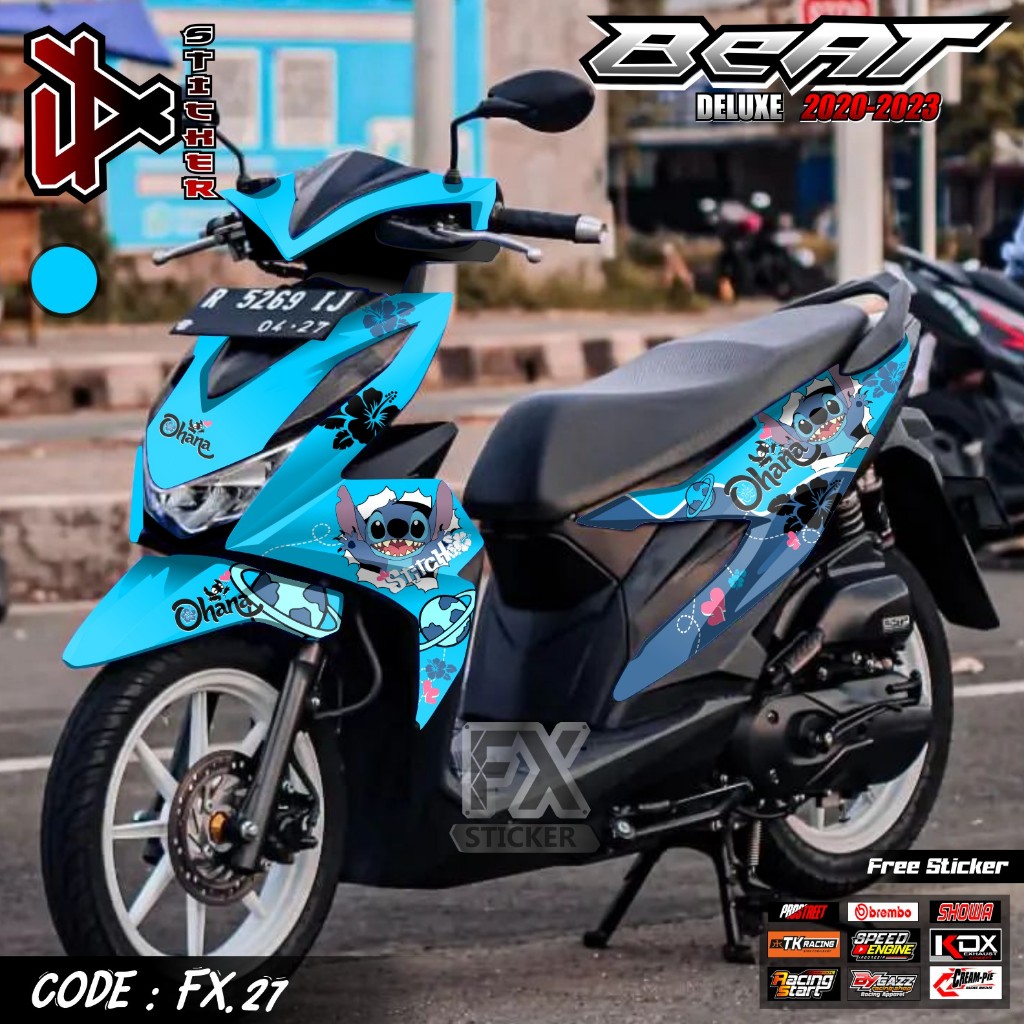 Newest Honda Beat Street Beat Deluxe Sticker Decal 2020 2021 2022 ...