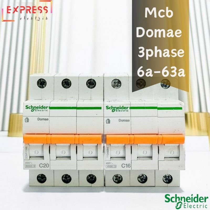 Mcb Domae 3Phase 6a 10a 16a 20a 25a 32a 40a 50a | Shopee Philippines