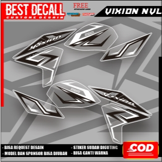 Vixion nva Striping New/Old Minimalist Model, Maxdecal Material-VX1 ...