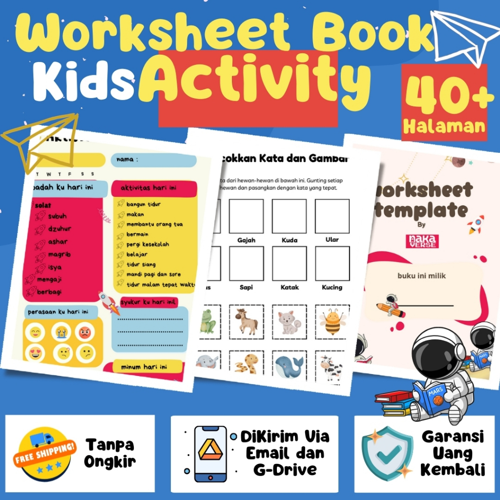 Islamic Worksheet: Educational Activities For Muslim Children Counting ...