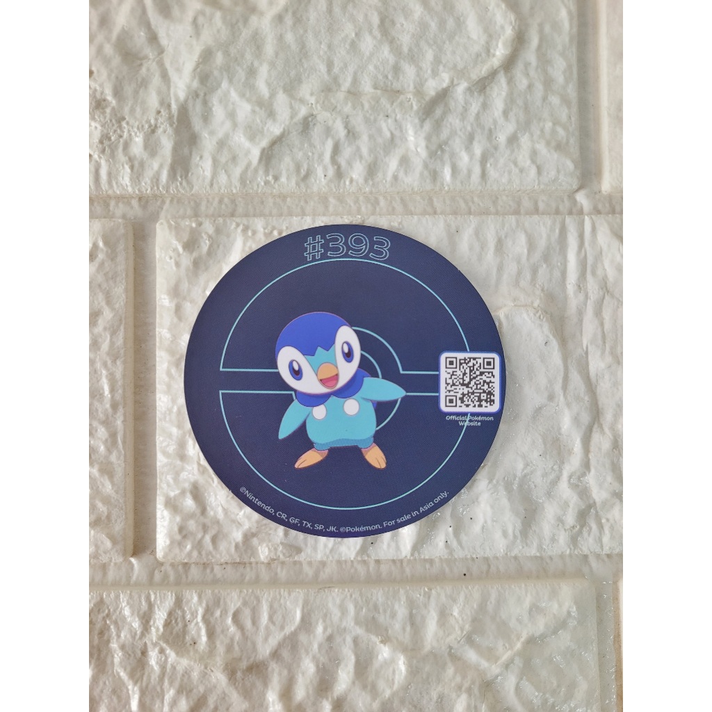 Oreo Pokemon Circular Card Piplup New Official Pokemon Card | Shopee ...