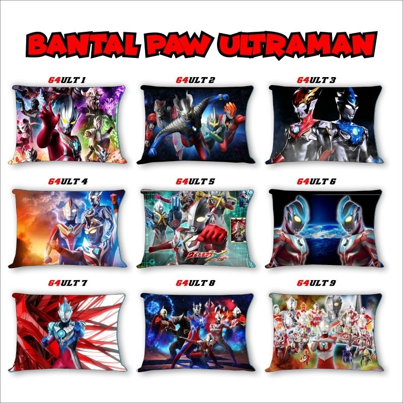 Ultraman Character Children's Pillow 60X40 FREE Print Name And PHOTO ...