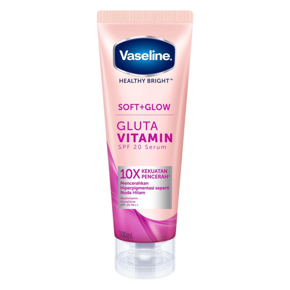 VASELINE GLUTA VITAMIN SPF 20 SERUM SOFT + GLOW 100ML BY WDYS | Shopee ...
