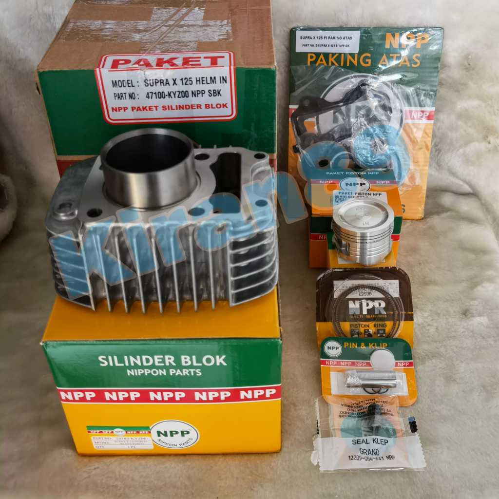 Block Piston boring cylinder Supra X 125 Helmet in PGM FI Injection ...