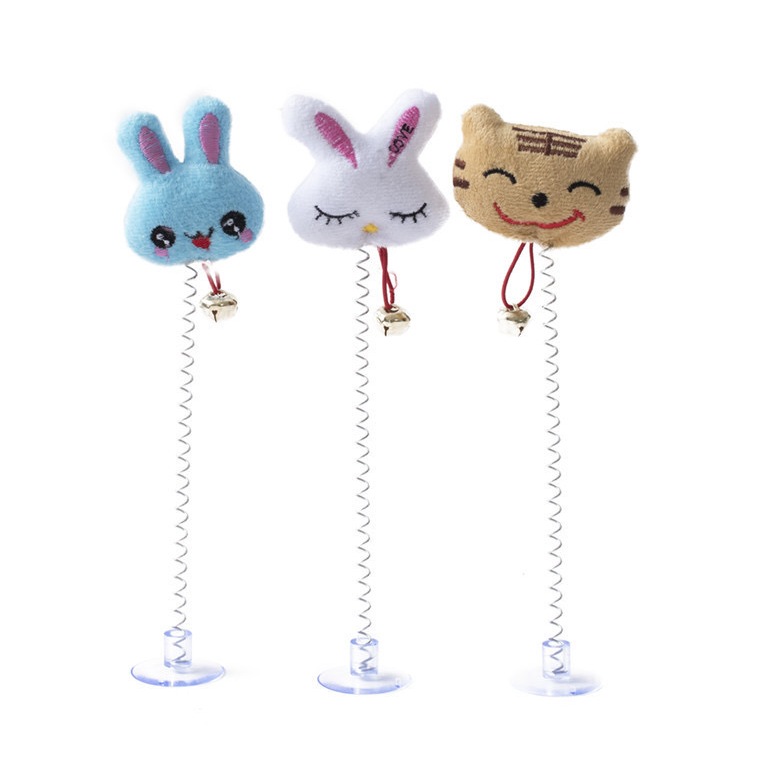 Cute - Bell Fur Mouse Rocking Cat Stick Toy | Shopee Philippines