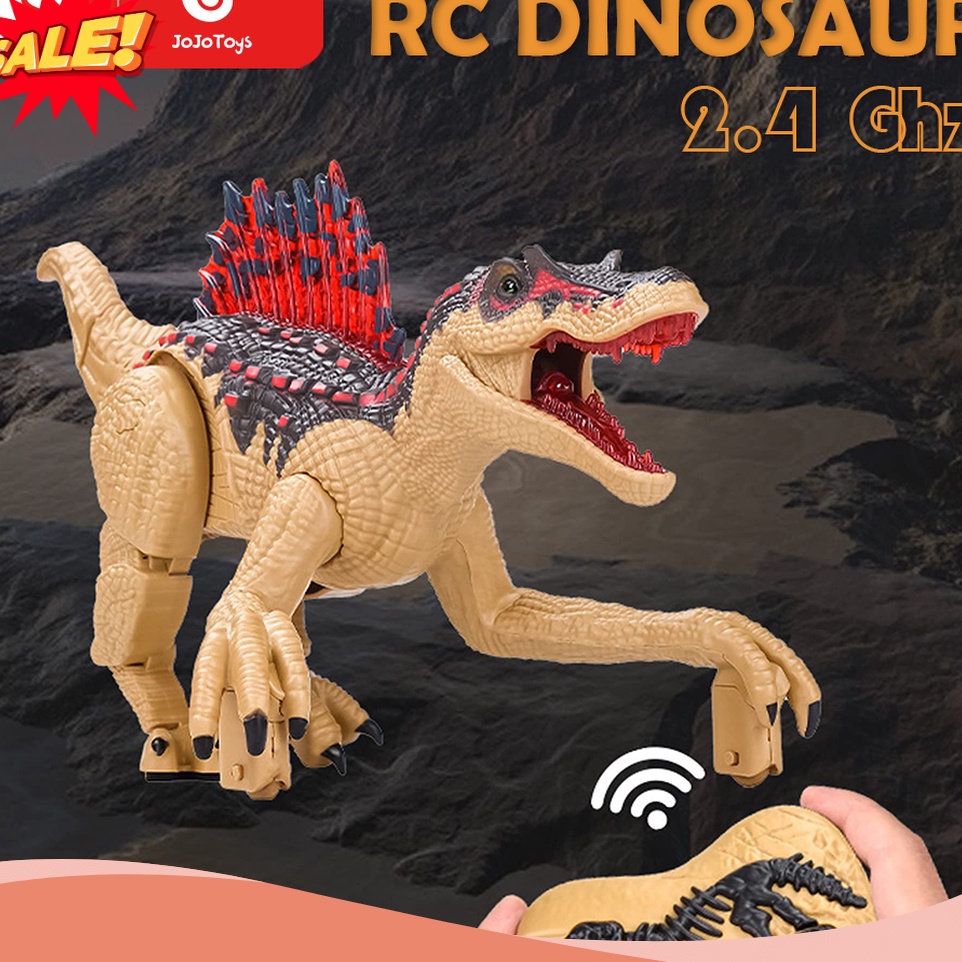 AMAZING JOJOTOY RC Dinosaur 24G Remote Control Raptor Dinosaur Toy ...
