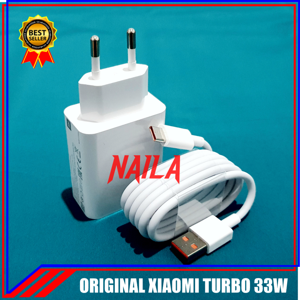 Charger Xiaomi Redmi Note 13 Turbo Charge ORIGINAL 100% 33 Watt Type C ...