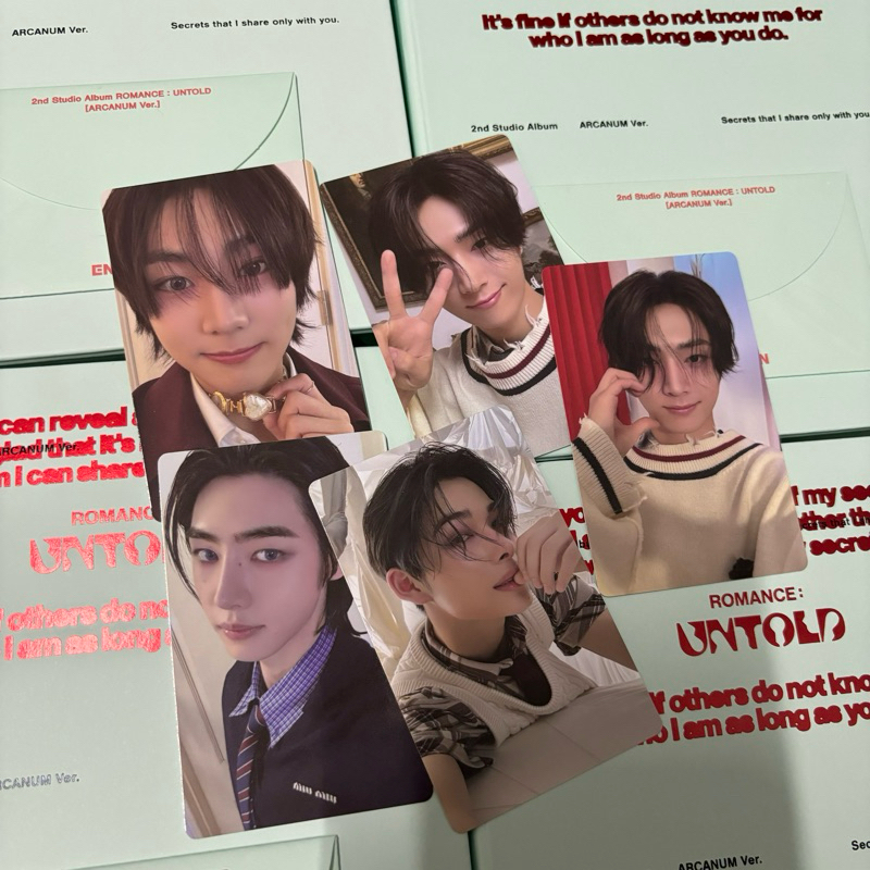 [READY INASO] ENHYPEN ARCANUM ALBUM PHOTOCARD PC JAKE JUNGWON HEESEUNG ...