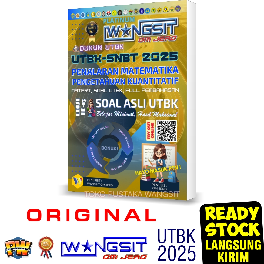 Wangsit UTBK SNBT 2025 Book - Quantitative Mathematics & Knowledge ...