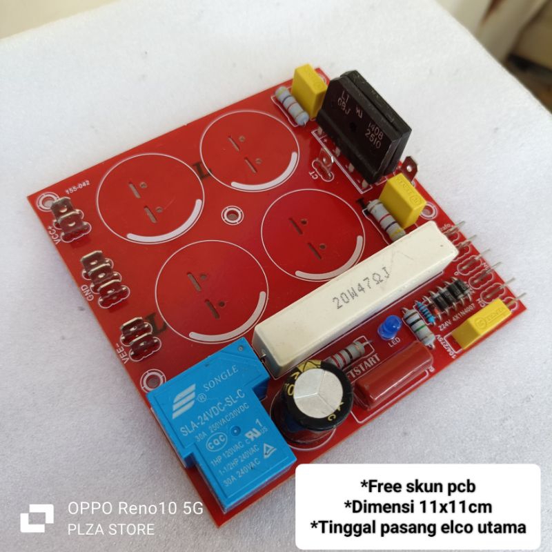 Pcb psu 4 elco plus Softstart plus skun pcb pertinak psu kit contains 4 ...