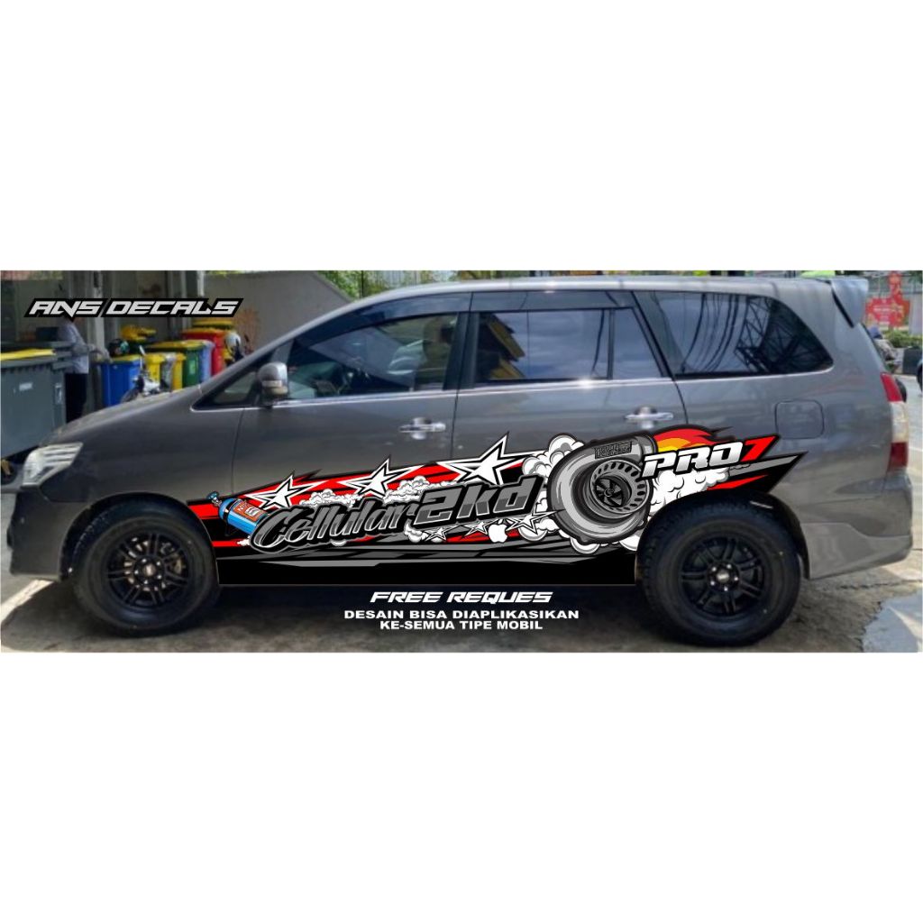INOVA CAR DECAL 2KD BARONG STICKER INOVA REBON CAR STICKER DECAL INOVA ...