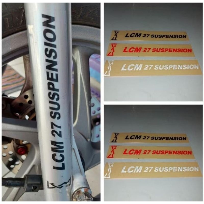 Lcm shock bottom sticker, LCM suspension cutting sticker | Shopee ...