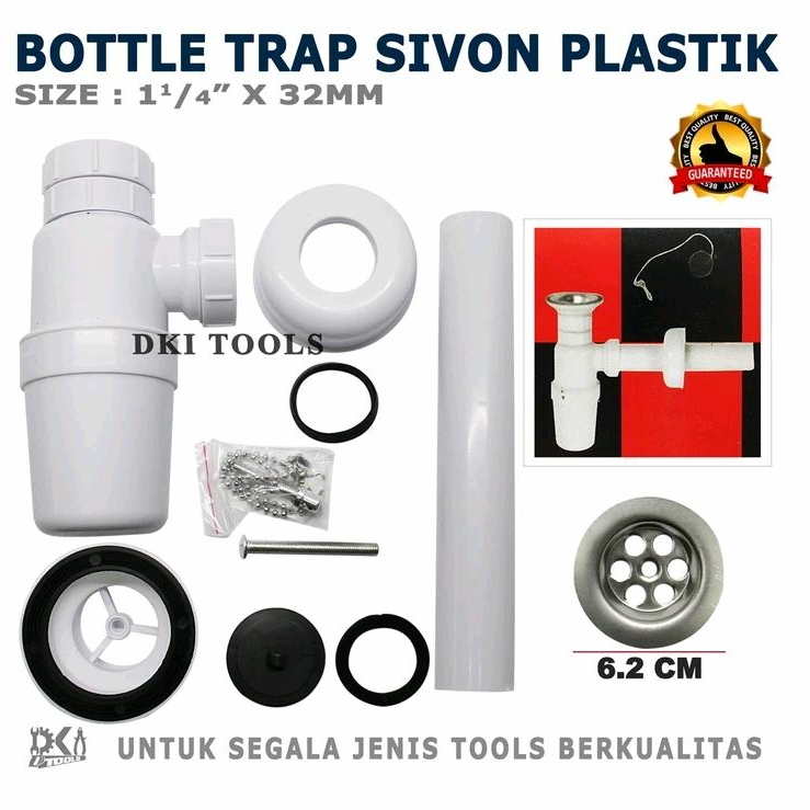 Glx Sivon Sink Bottle Trap Afur PVC Drain Pipe 1 1⁄4" x 32mm | Shopee ...