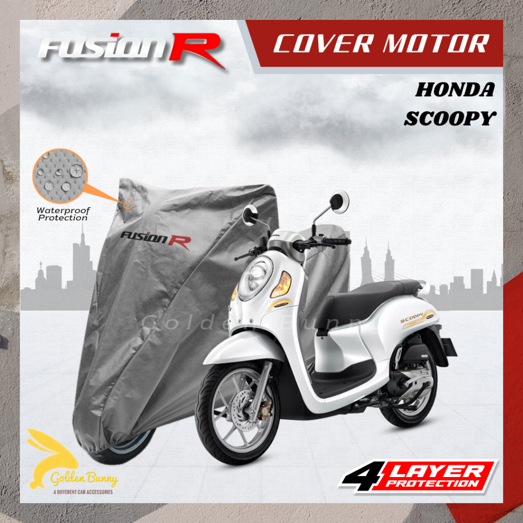 Fusion R Motorcycle Cover HONDA Motorcycle Cover 4 Layer Waterproof ...